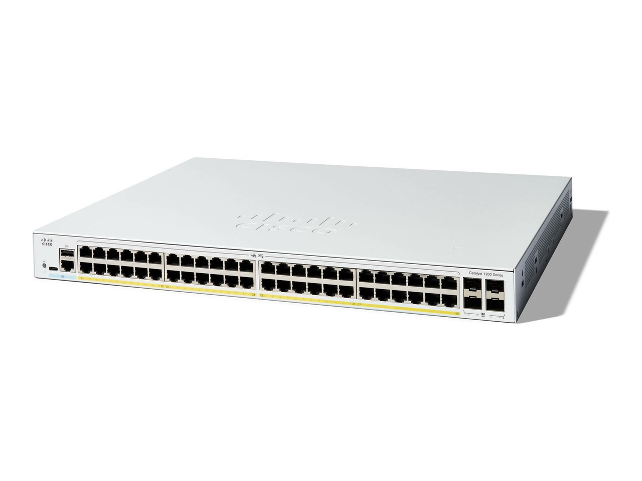 Switch Cisco Catalyst C1200-48P-4G - 48 Portas PoE+ e SFP